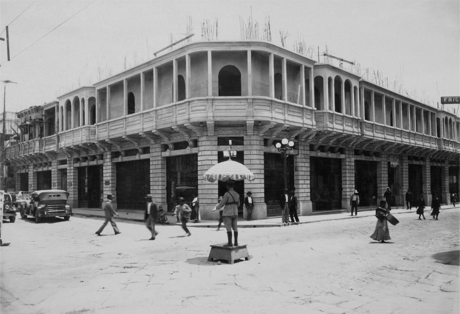 Edificios del Centro Histórico de Guatemala hechos con cemento